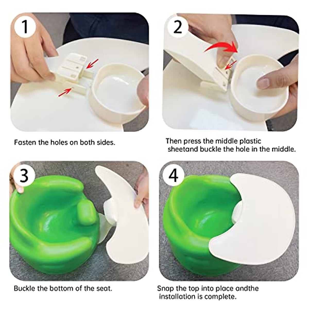 Seat Tray, Compatible with Bumbo Seat, Tray Accessory Provides A Place to Hold Toys or Snacks, Easy to Install and Remove, Bumbo Seat Accessory for Baby Boy Girl - White