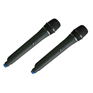 VocoPro UHF Dual-Channel Rechargeable Wireless Microphone System (UHF-3205-9)