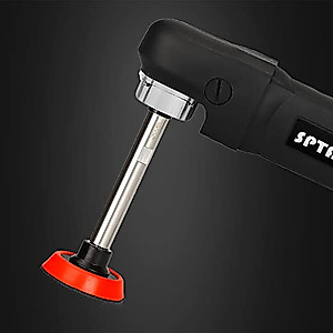 SPTA Stainless Steel Rotary Extension Shaft Set, 75mm,100mm,140mm, 5/8"-11 Thread for Rotary Polisher,Car Polisher,Polishing Pads,Backing Plate Electric Polisher