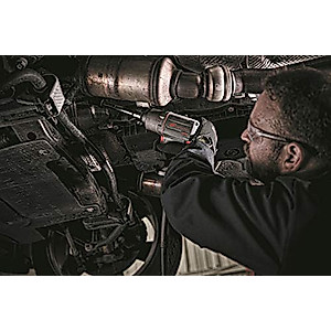 Ingersoll Rand 2235TiMAX 1/2” Drive Air Impact Wrench – Lightweight 4.6 lb Design, Powerful Torque Output Up to 1,350 ft-lbs, Titanium Hammer Case, Max Control, Gray