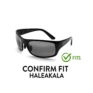 APEX Polarized PRO Replacement Lenses for Maui Jim Haleakala MJ419 Sunglasses (Ice Blue)