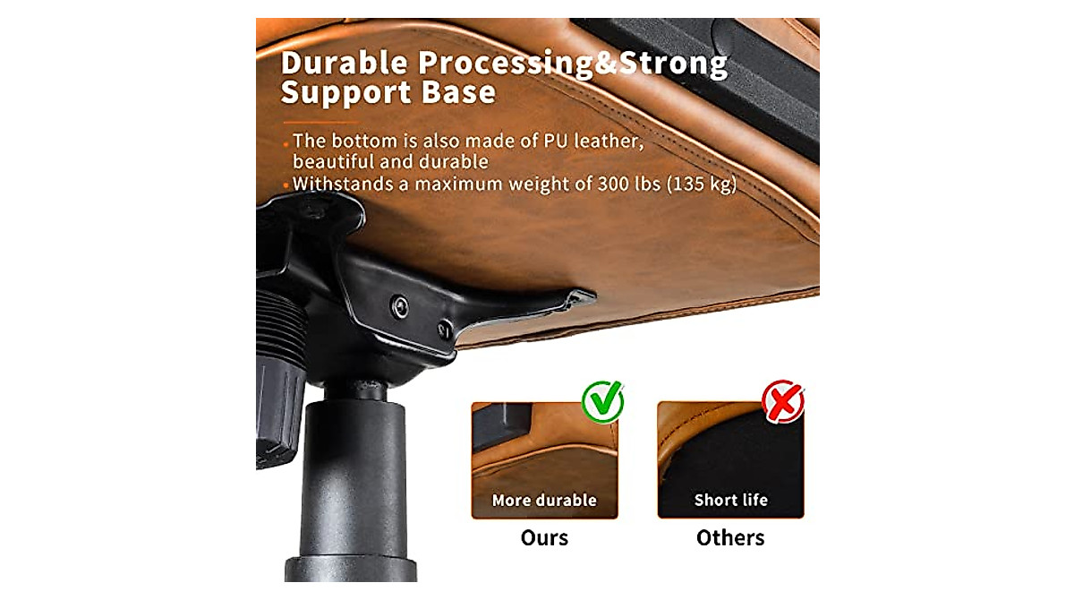 Arts Wish Brown Office Chair - Ergonomic & Stylish Desk Seating