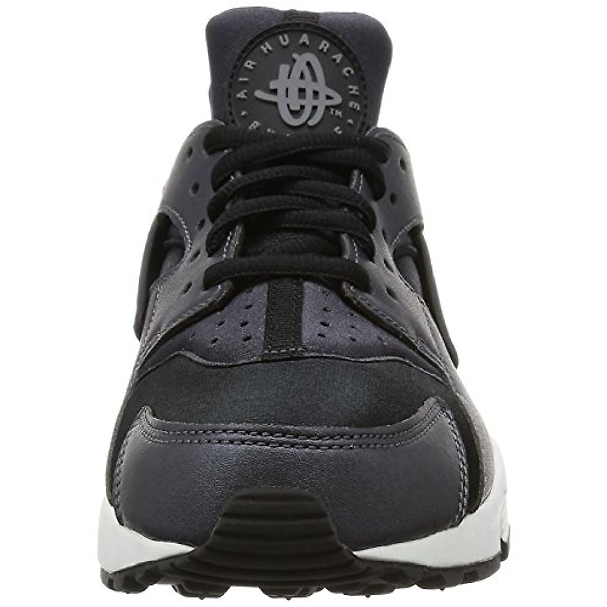 Nike Womens Air Huarache Run SE Running Trainers 859429 Sneakers Shoes (US 6.5, Metallic Hematite Black Dark Grey 001)