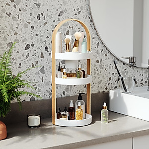 Umbra Bellwood Cosmetic Organizer (White-Natural)
