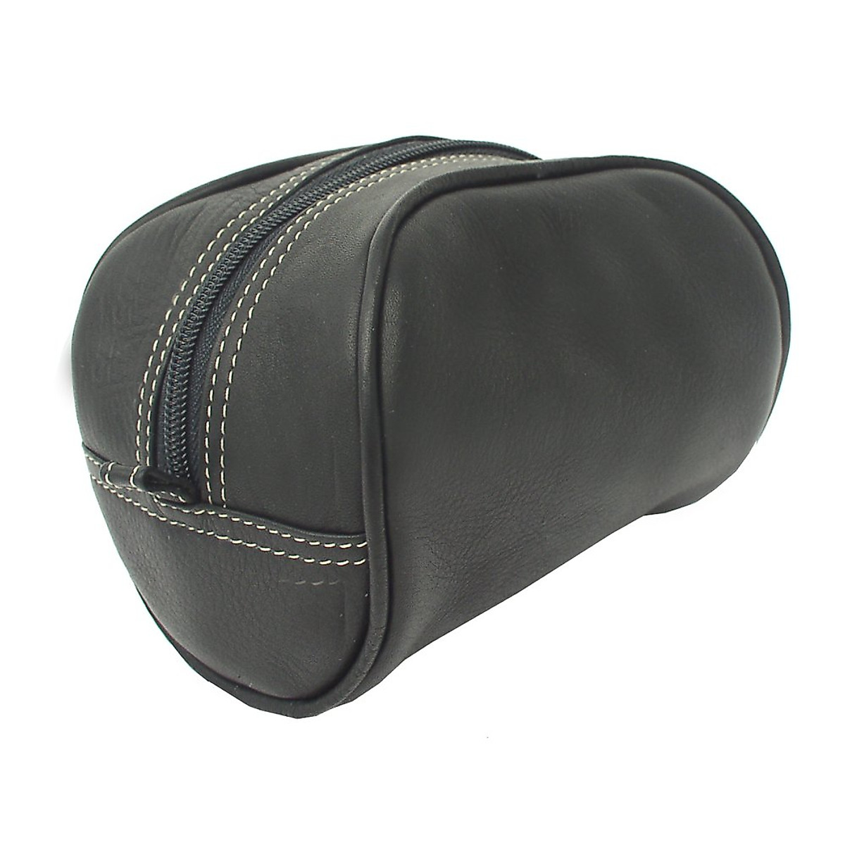 Piel Leather Cosmetic Bag, Saddle, One Size