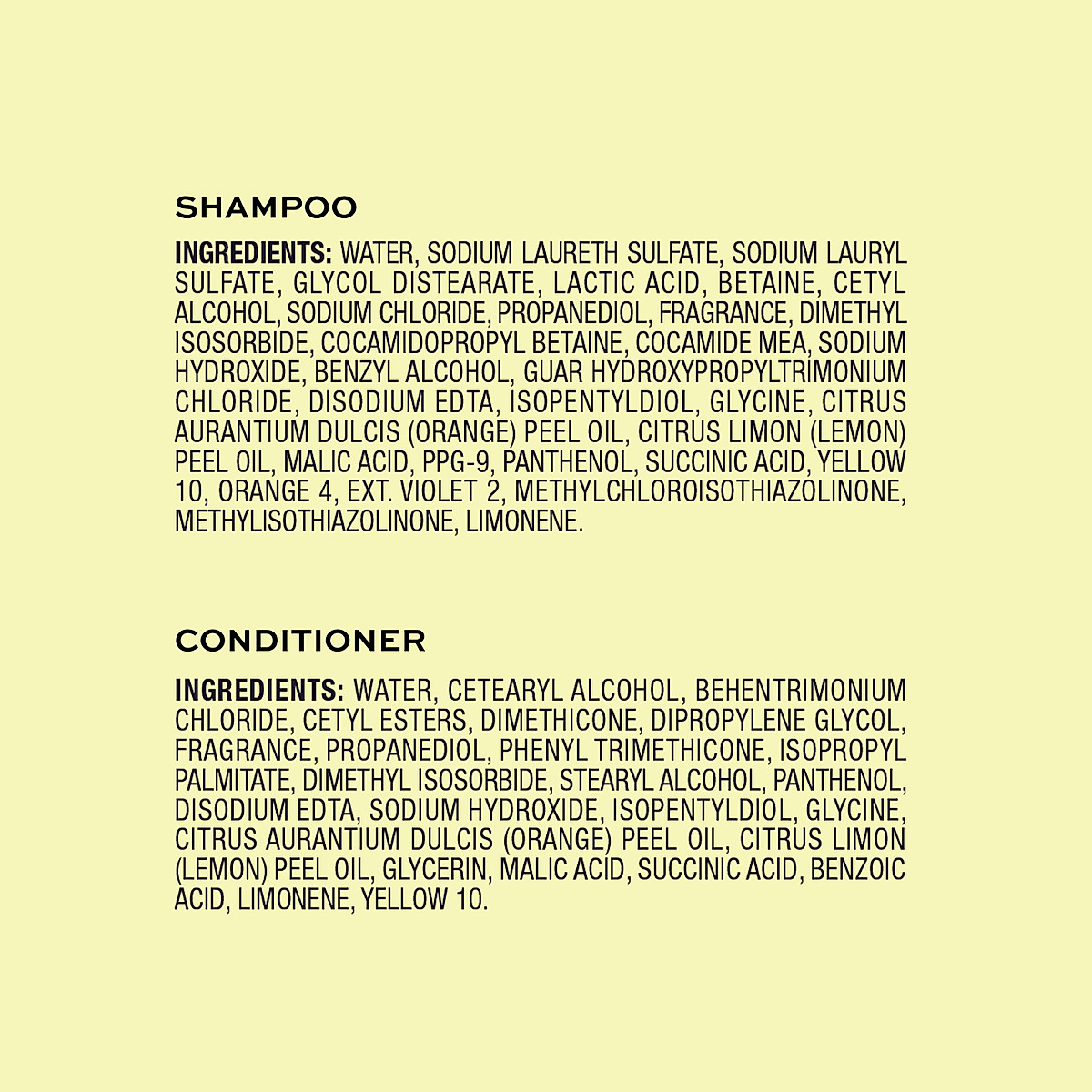 John Frieda Go Blonder Shampoo and Conditioner Set, Gradually Lightens Blonde Color Up, For Natural or Color-Treated Hair, Formulated with a Citrus Botanical Blend, Paraben Free, 8.3 oz, Pack of 2