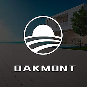 Oakmont 3-Piece High Back Outdoor Rocking Chair Patio Furniture Bistro Sets 2 Chairs with Glass Coffee Table, All-Weather Steel Frame(Black)