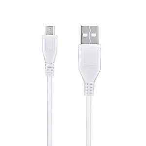 ABLEGRID 3.3ft White for Sony PlayStation 4 PS4 Controller Micro 5Pin USB Charging Charger Cable Cord