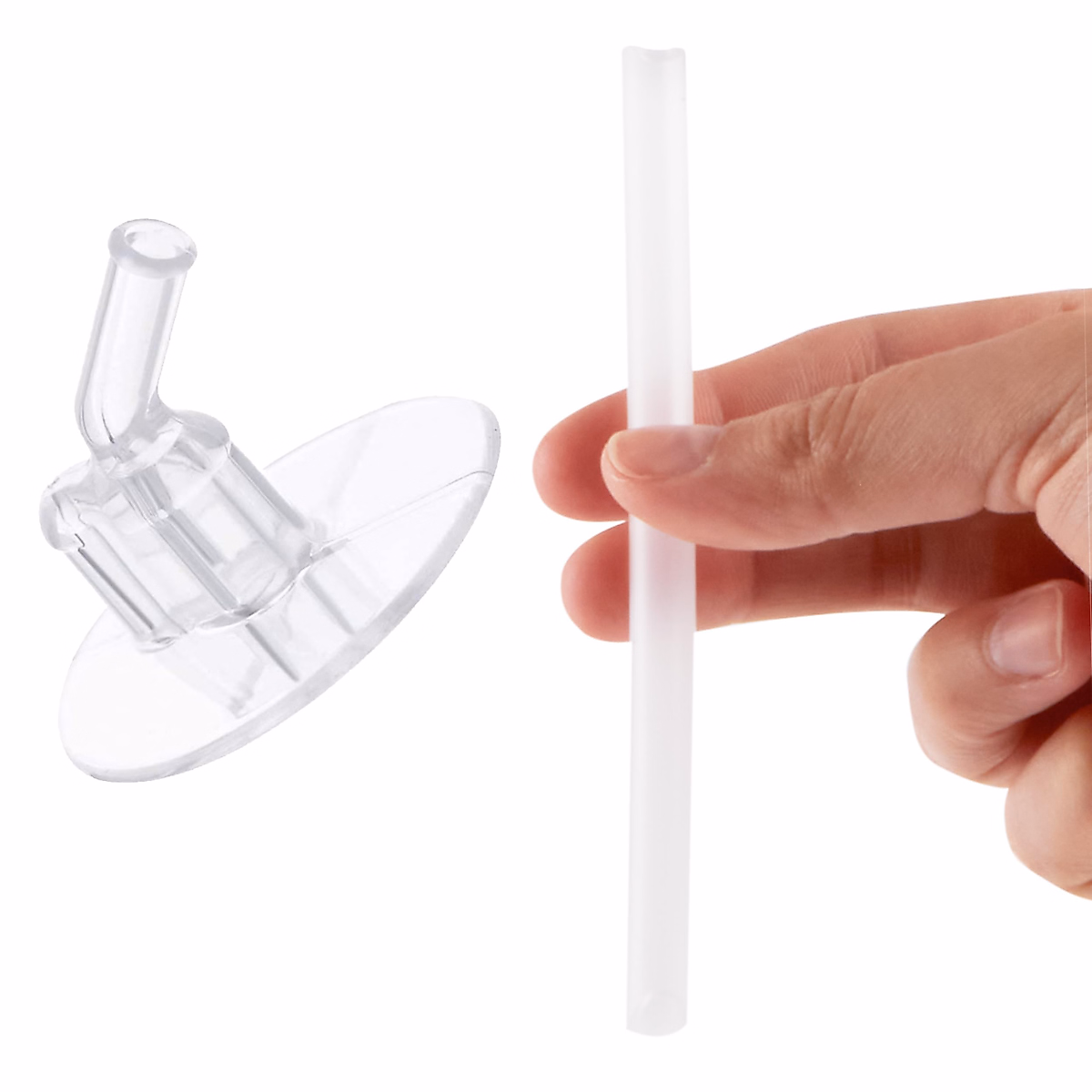 Thermos Replacement Straws for 12 Ounce Funtainer Bottle, Clear, one size (F401RS6)