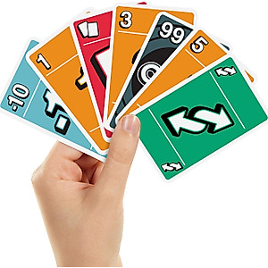 Mattel Games ONO 99 Card Game from The Makers of UNO for Kids, Adults & Families, Add Numbers & Don't Go Over 99