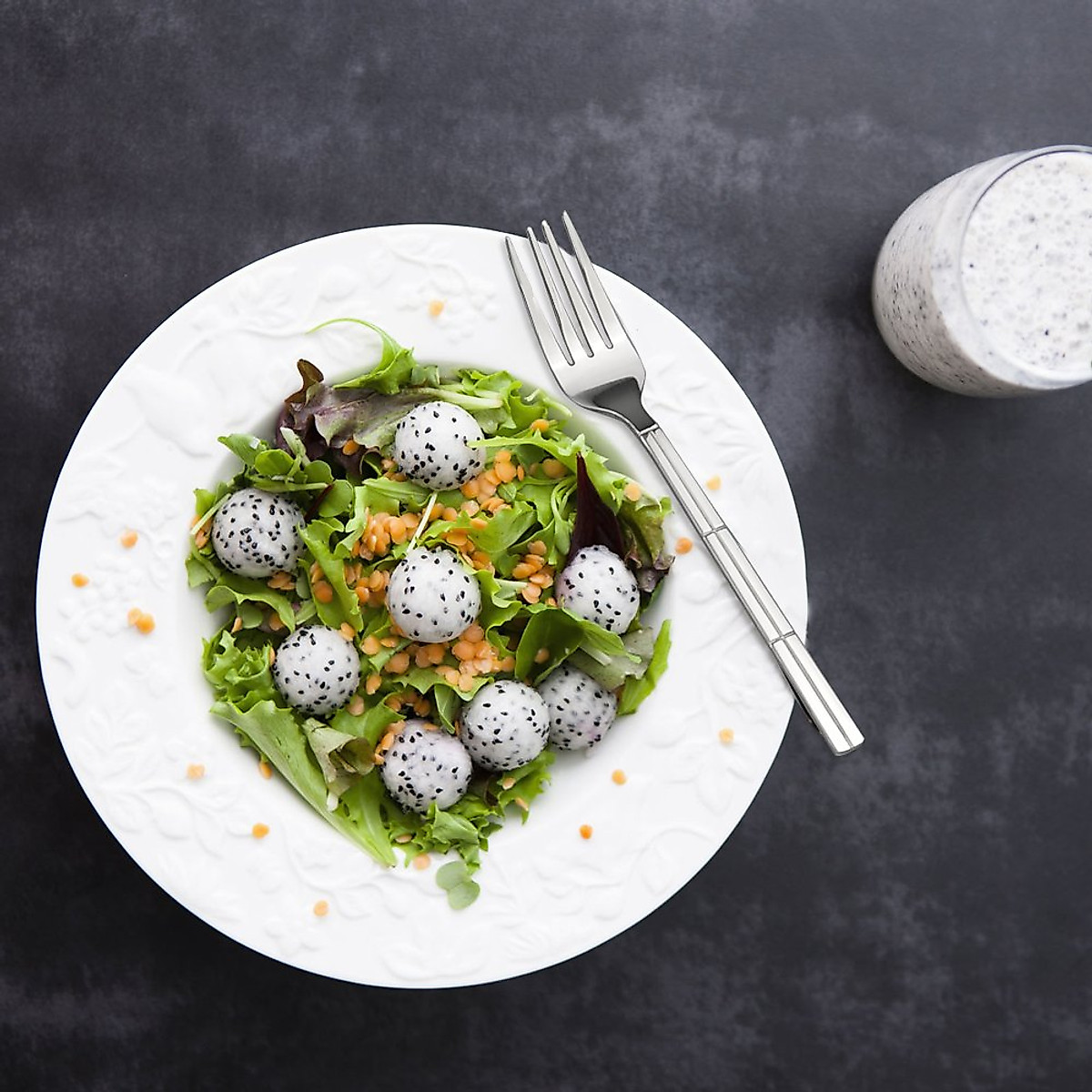 Lesbin 60-Piece Flatware/Cutlery, Stainless Steel Silverware, Service for 12