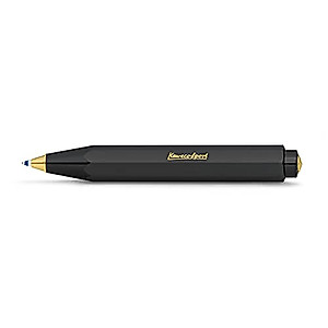 カヴェコ(Kaweco) Kabeco CSBP-BK Classic Sports Ballpoint Pen, Oil-based, Black