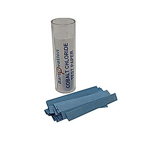 Cobalt Chloride Test Paper [Vial of 100 Strips] for Water, Moisture and Humidity Detection