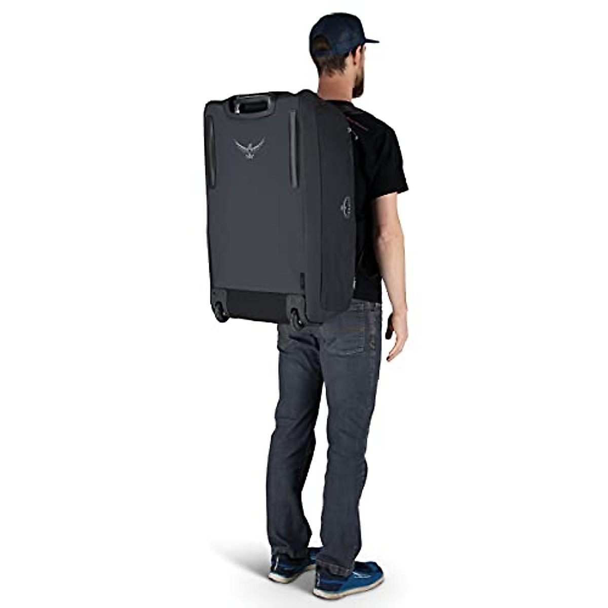 Osprey Daylite Wheeled 85L Duffel/Carry-On Luggage, Black