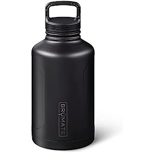 Brümate Growl’r 64oz Double Wall Vacuum Triple Insulated Stainless Steel Beer Growler with Handle & Screw Cap - Brewery-Friendly & Keeps Beer Cold Up to 48 Hours