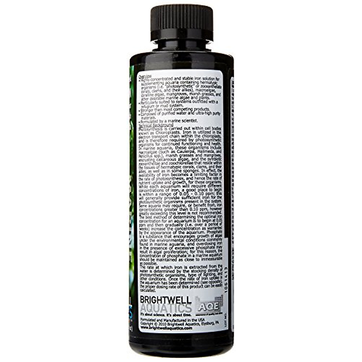 Brightwell Aquatics Ferrion - Concentrated Iron Supplement for Marine Fish and Reef Aquariums 250-ml