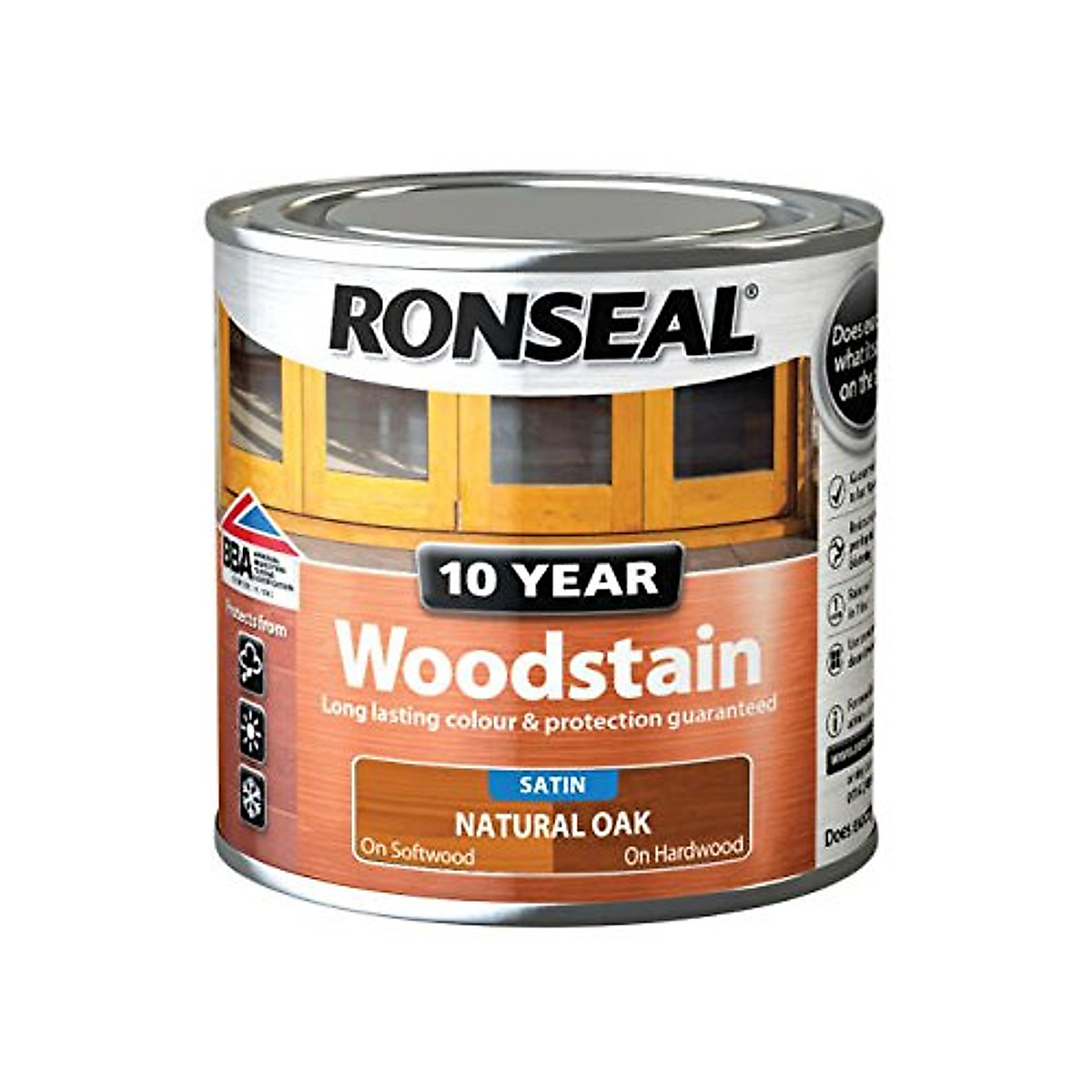 Ronseal - 10 Year Woodstain Natural Oak 250ml