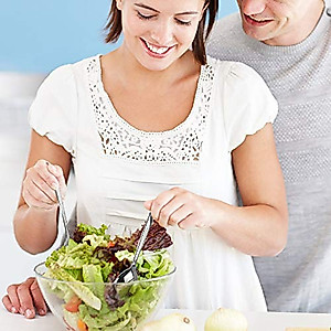 Yarebest 4-piece Large Buffet Serving Spoon Stainless Steel, 9.44 Inch