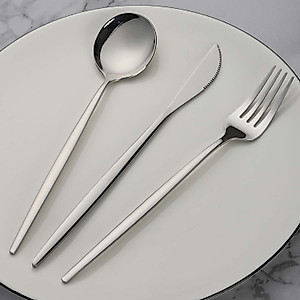 Silverware Set of 20 Stainless Steel Flatware Set Service for 4 Kitchen Utensils Cutlery Set for Home Kitchen Restaurant