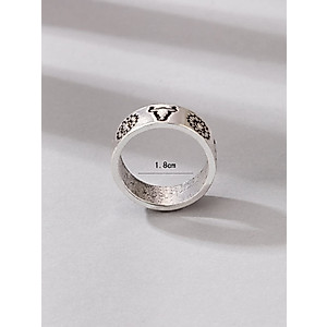 rings for women Cattle & Flower Detail Ring