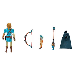 The Legend of Zelda Breath of The Wild Link Exclusive Action Figure [Tunic, Bow, Arrow & Quiver]
