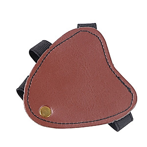 I-Sport Leather Archery Hand Guard Glove Protector Left Hand for Traditional Recurve Bow Longbow Hunting