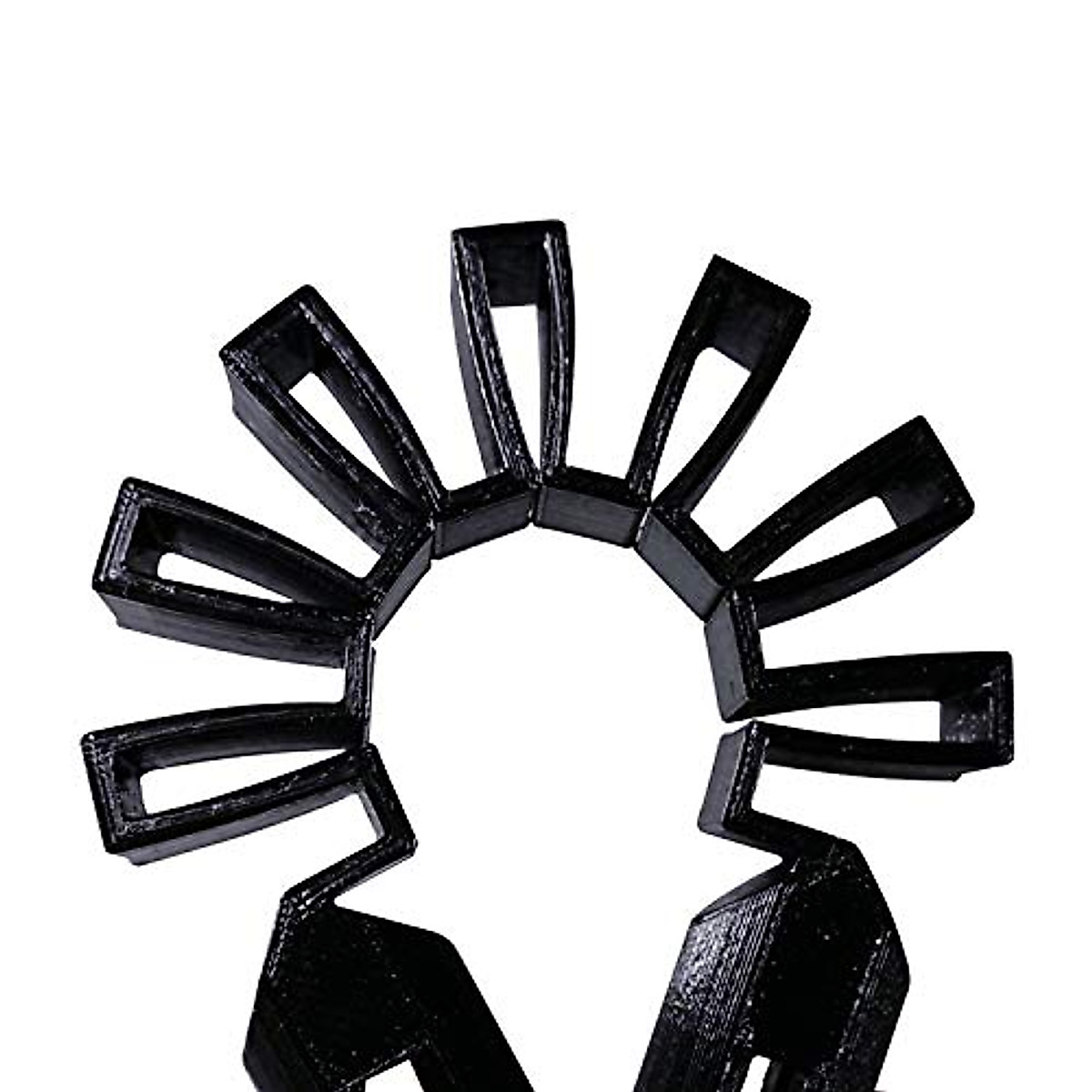 HELLO3D Black TPU Flexible 3D Filament, TPU Flexible Elastomer 3D Filament 1.75mm, 1.76LB per Spool