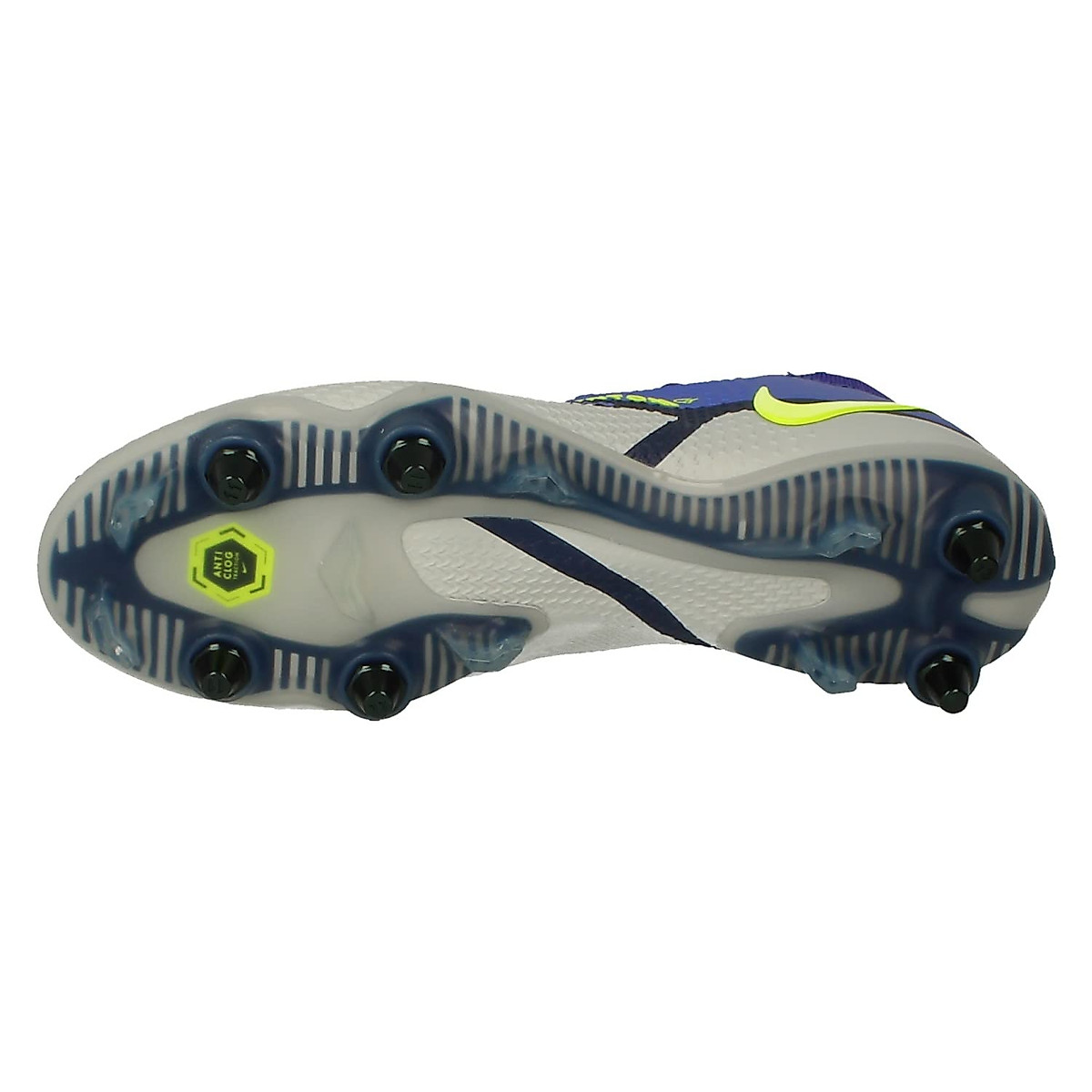 Nike Phantom GT2 Elite SG-Pro AC Mens Football Boots DC0753 Soccer Cleats (UK 6 US 7 EU 40, Sapphire Volt Grey Fog 570)