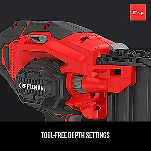 CRAFTSMAN V20 Cordless Brad Nailer Kit, 18GA (CMCN618C1)