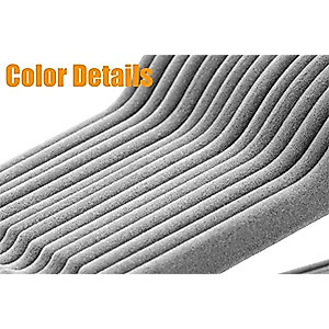 50+10 Pack Non-Slip Velvet Hangers Suit Clothes Hanger Space Saving Hangers 15~20LBS Heavy Duty Hangers 17.5"