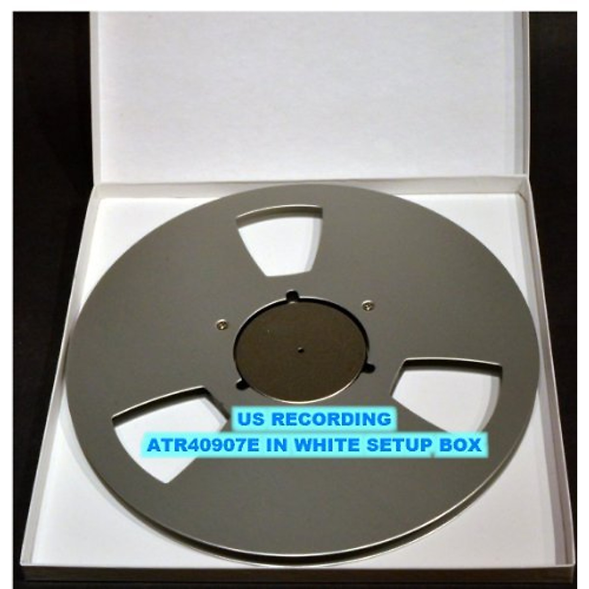 Open Reel Audio Aluminum Alloy Takeup Reel with Natural Stainless Steel Screws for 1/4 Inch Recording Tape by TME- US Recording