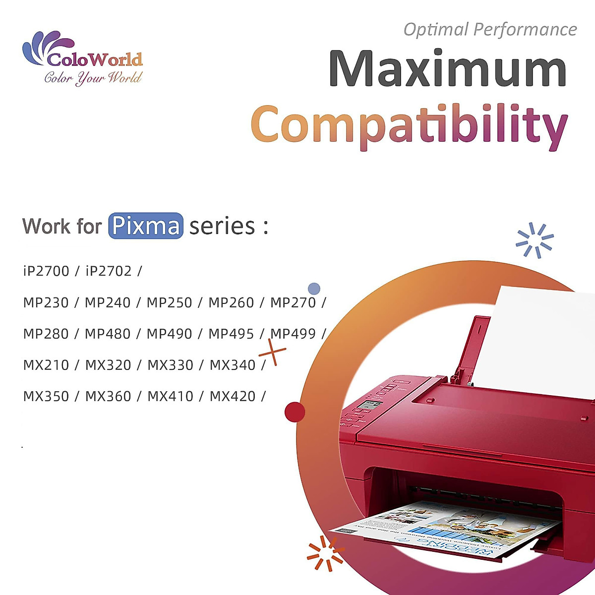 ColoWorld Remanufactured PG-210XL Black Ink Cartridge Repalcement for Canon 210XL Used for Canon Pixma MX410 MX330 MP495 MP499 MX340 MP280 MP240 MX360 MP250 IP2702 MP490 MX420 IP2700 MX320 Printer