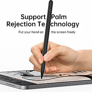 Stylus Pen for Apple iPad Pro 2024 13/12.9/11-inch, iPad Air M2 2024 for 13/11-inch, iPad Pro Pencil 3/4/5/6th Generation, iPad 10th-6th Gen, Compatible (2018-2024) with Fast Charging & Palm Rejection