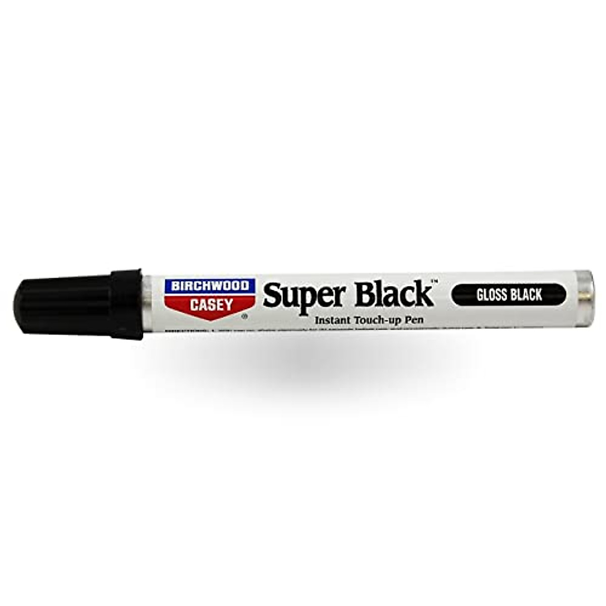 Birchwood Casey Long-Lasting Fast-Drying Super Black Touch-Up Pen for Deep Scratches and Worn Areas, GLOSS BLACK, 0.33 OUNCE