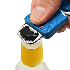 CUDA Diamond Pocket Sharpener #23062 | Compact Portable Sharpener with Integrated Line Cutter, Bottle Opener, & Hook Sharpening Grooves