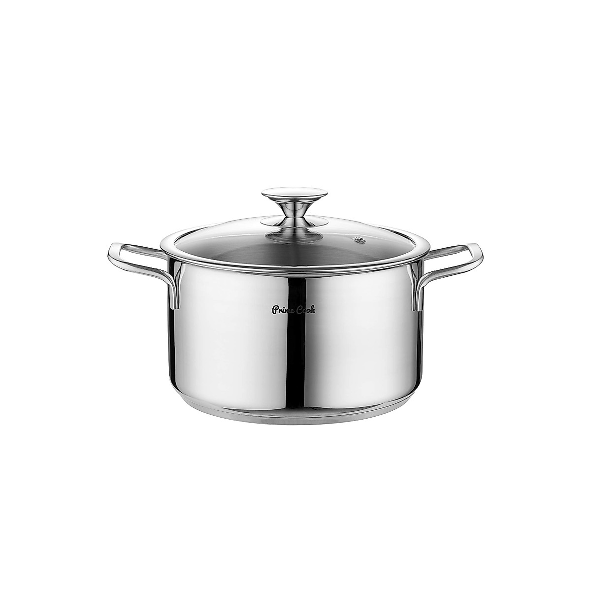 Prime Cook 4.8 qt. 18/10 Stainless Steel Soup Pot with Lid