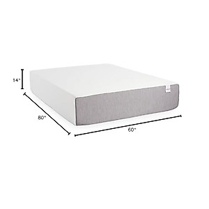 Select Luxury 14-inch Medium Firm Gel Memory Foam Mattress Beige 38"x75"x14"