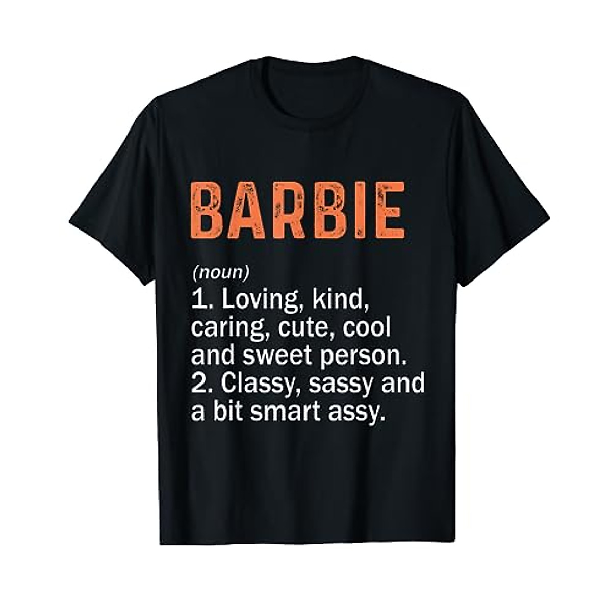 BARBIE Definition Personalized Name Funny Birthday Gifts T-Shirt