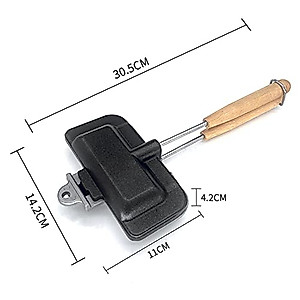 Hot Sandwich Maker Breakfast Sandwich Maker Mini Pie Maker, Hot Dog Toaster With Detachable Handles And Two-tone Color Design, Sandwich Maker Pan Home Kitchen Breakfast Machine