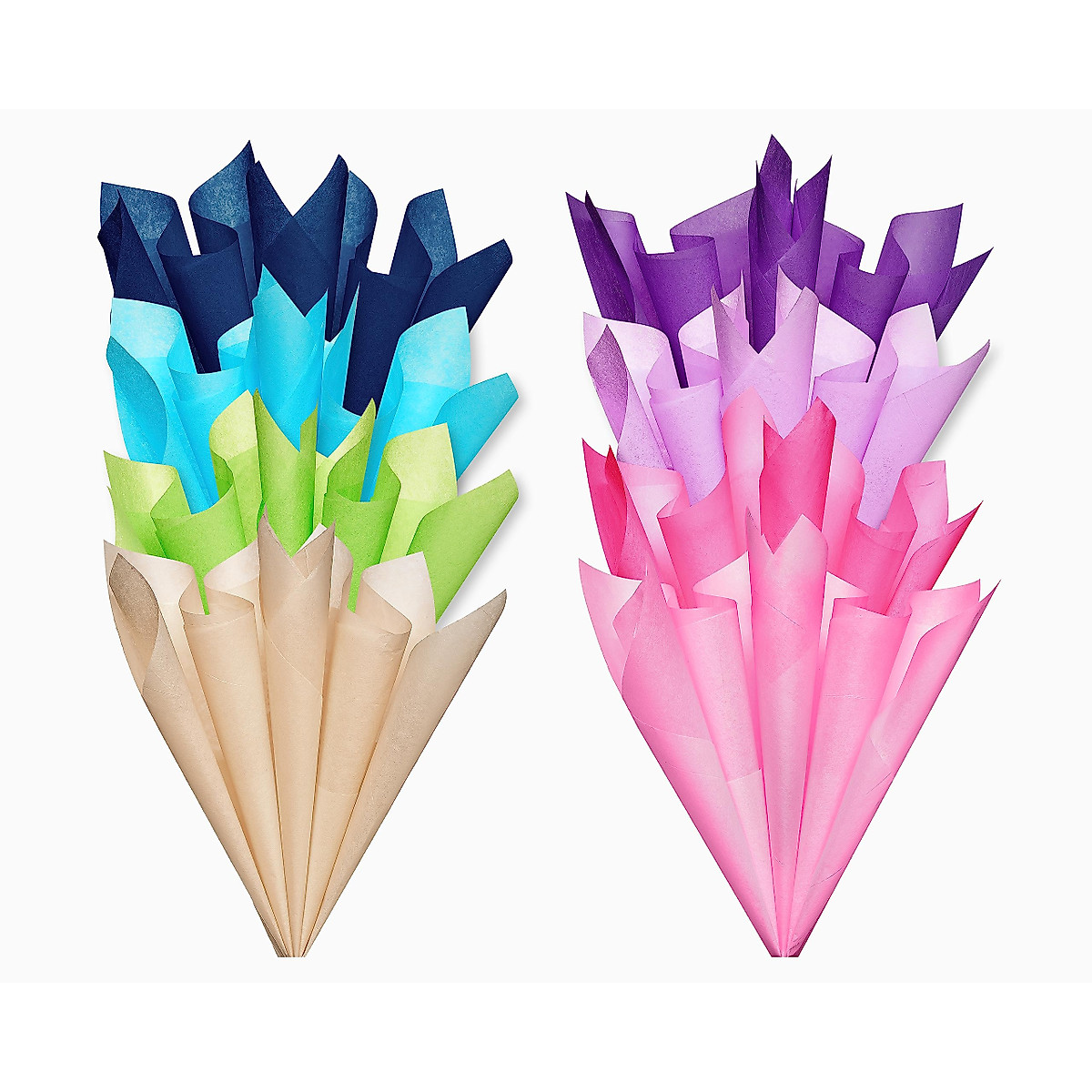 American Greetings 40 Sheet 20 in. x 20 in. Jewel Tone Tissue Paper for Graduation, Birthdays and All Occasions