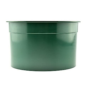 SE 5.5 Inch Mini Stackable Classifier Gold Prospecting Pan - 10 Holes/ Square Inch Stainless Steel Mesh Sifting Pan, Green