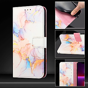 Case for Oppo Reno 6 Pro 5G Cover,Case for Oppo Reno6 Pro 5G PEPM00 CPH2249 PU Leather Flip Cover Stand Cases Cover White