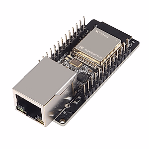 DWEII 2 Pack WT32-ETH01 ESP32 Module Ethernet WiFi Bluetooth Development Board WT32-ETH01 Embedded Serial Port to Ethernet Converter Serial to WiFi&Bluetooth MCU Module
