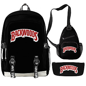 FEIRUIJI Backwoods Backpack, Backwoods Laptop Bag School Bag Travel Shoulder Bag Book Bags (AG),30*44*18cm