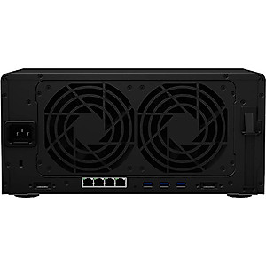 Synology DiskStation DS1819+ iSCSI NAS Server with Intel Atom 2.1GHz CPU, 16GB Memory, 32TB HDD Storage, DSM Operating System