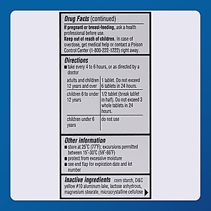 Major Chlorpheniramine 4 Mg Tabs - Chlorpheniramine Maleate 4-Hour Allergy Medicine Tablets - Antihistamine for Sneezing, Itchy and Watery Eyes, Itchy Throat, Runny Nose - 100 Tablets per Bottle