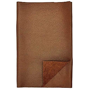 REED Leather Hides - Cow Skins (12 X 24 Inches 2 Square Foot, Brown)