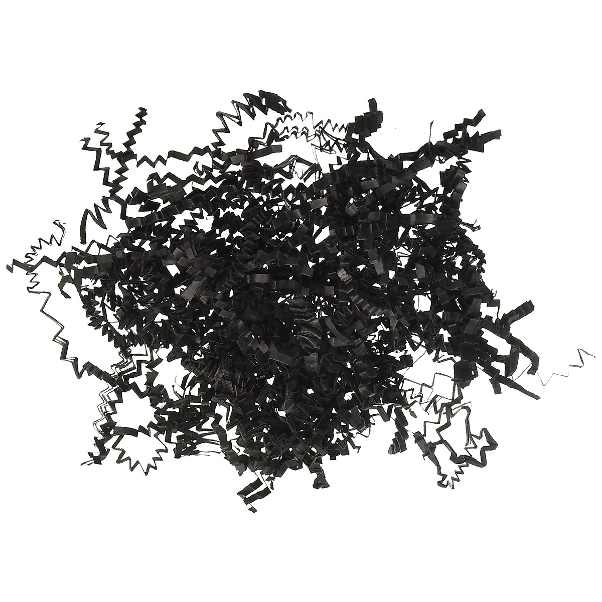 Vibrant Black Paper Shreds - 2oz., 1 Pack - Perfect for Gift Packaging, Decorations and Craft Projects