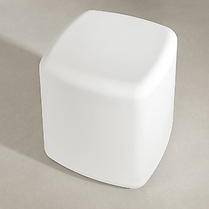 South Shore Sweedi Lighted Nightstand, White