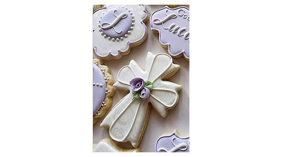 Large Fancy Cross Cookie Cutter - Made in USA